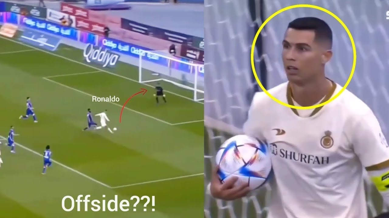 Cristiano Ronaldo Amazing Volley goal but offside ?!!⚽😱🥶🤯 - YouTube