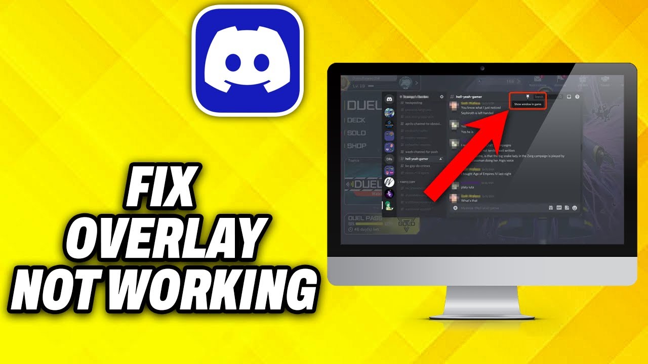 How To Fix Discord Overlay Not Working (2025) - YouTube