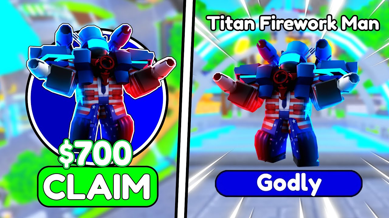 HOW To Get Titan Firework Man For Free in Toilet Tower Defense - YouTube