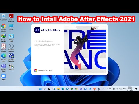 How to install Adobe After Effects 2021\របៀបដំឡើងកម្មវិធីកាត់តវីដេអូ ...