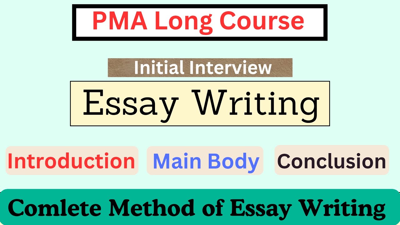 How to write Essay in Pak Army PMA Initial Interview | Essay Before ...