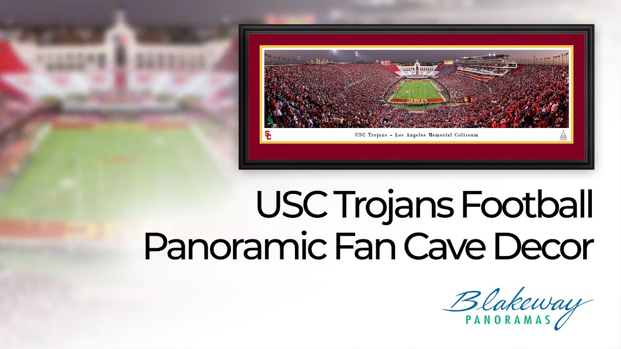 USC Trojans Football Panoramic Poster - Blakeway Panoramas Print - USC8 ...