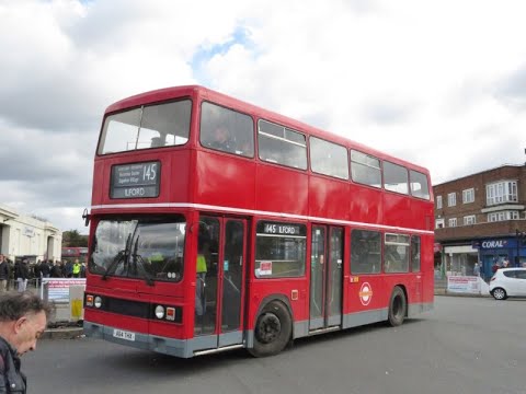 [PRESERVED] London Transport T1064 A64THX on 145 to Ilford 20240323 ...