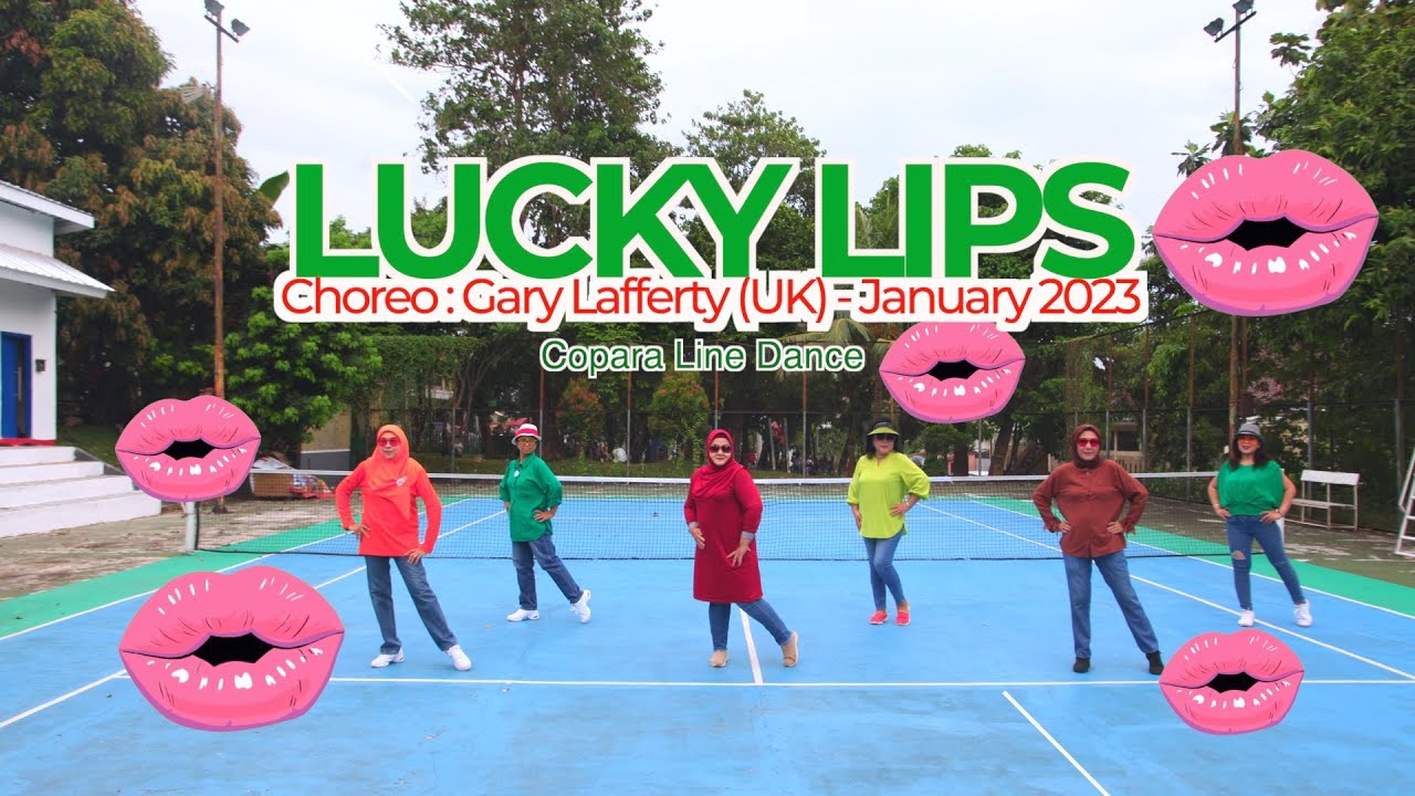 LUCKY LIPS Line Dance // Absolut Beginner | Choreo by Gary Lafferty (UK ...