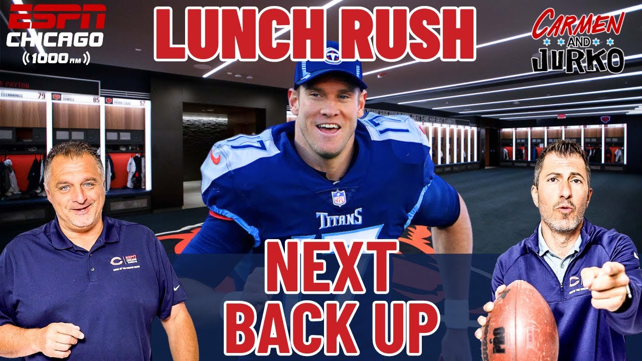 Ryan Tannehill Is The Ideal Backup For Chicago Bears And Caleb Williams | Lunch Rush - YouTube