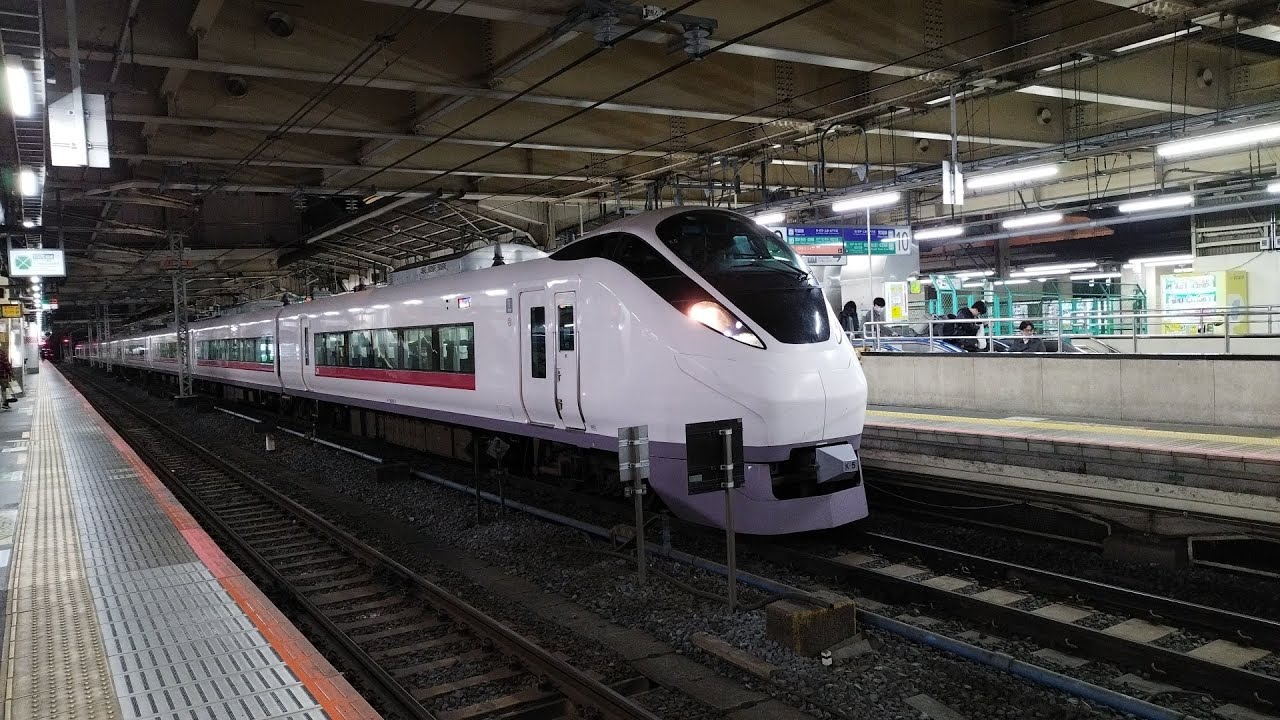 [連結カバー付き]E657系 K5編成 仙台始発特急ひたち26号品川行が上野駅9番線を発車するシーン - YouTube