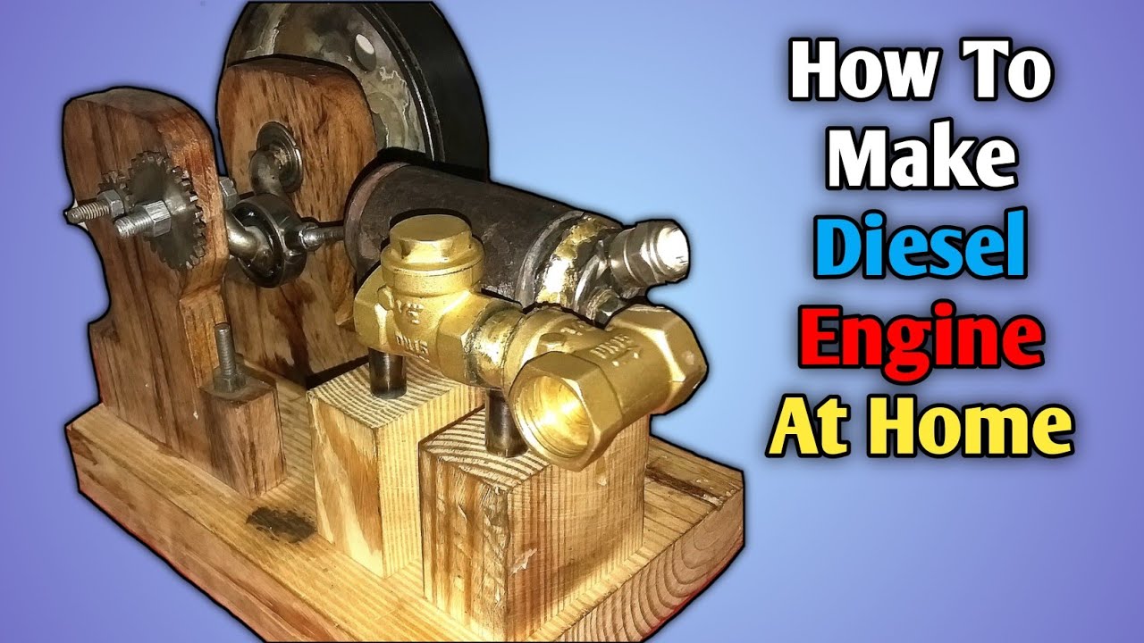 Homemade Diesel Engine || Mini Diesel Engine || Small Diesel Engine ...