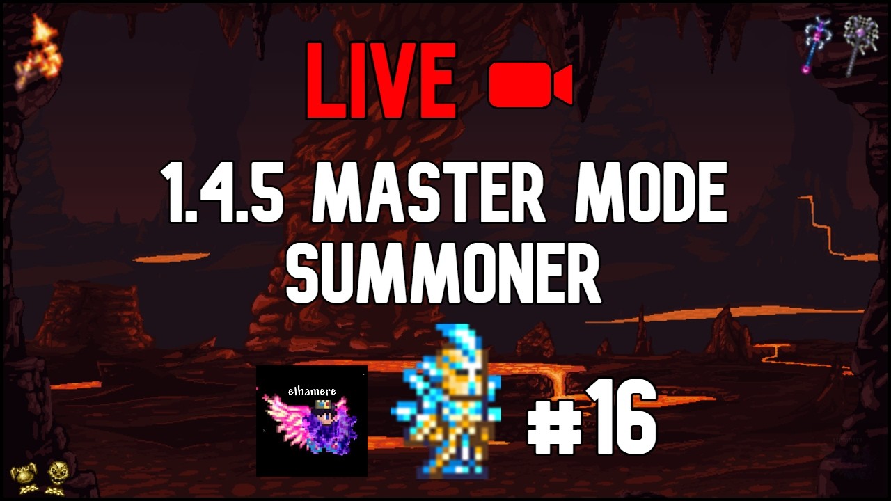 Master Mode Summoner on Terraria 1.4.5! (Day 16) - YouTube