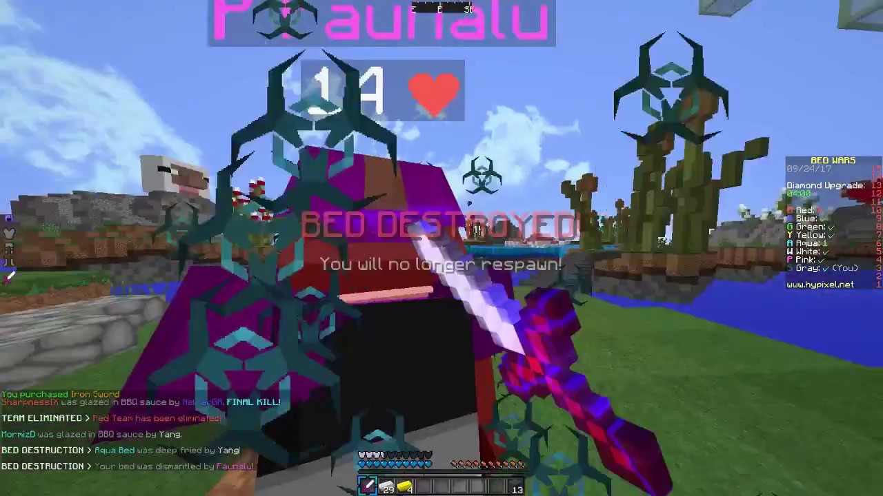 VIP RANK GIVEAWAY! Minecraft BEDWARS #2 (Minecraft Hypixel Bedwars ...