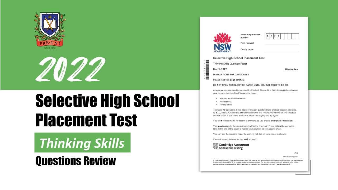 2022 Selective Placement Test - TS Review - YouTube