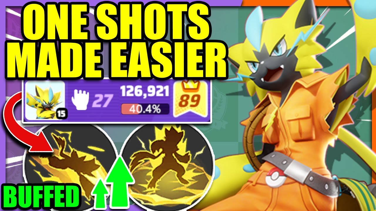27 KO's with this BUFFED ZERAORA BUILD | Pokemon Unite - YouTube