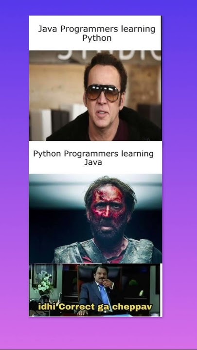 Java vs Python Programmers 😂 | Coding Struggles Be Like! #shorts #ytshorts #viral #python #java ...