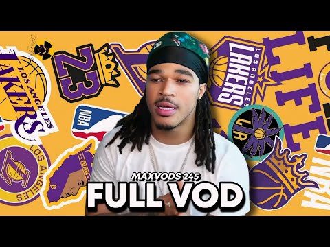 22 OCT - Lakers Courtside Seats Pre-Game Vod: Twitter, New Lazer Dim 700, Haircut [MaxVods 245]