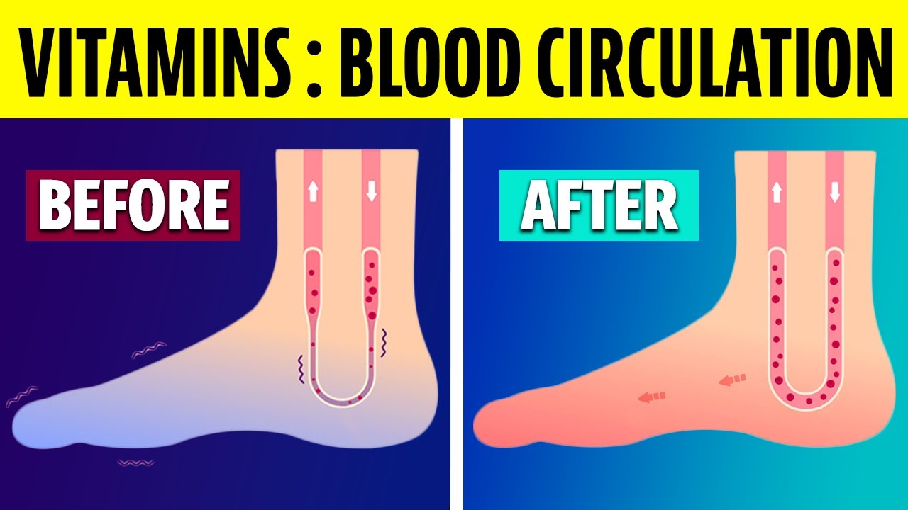 10 Vitamins to Improve Circulation in Legs and Feet, Especially After ...