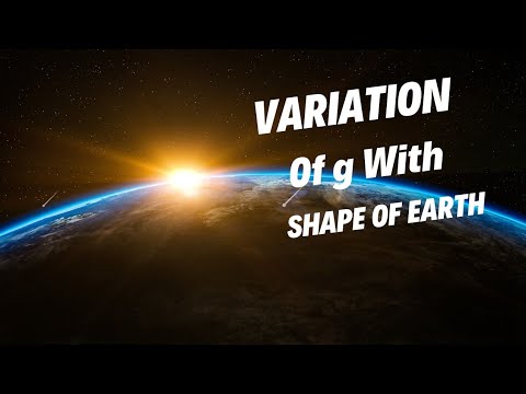Variation of g with Shape of EARTH - YouTube