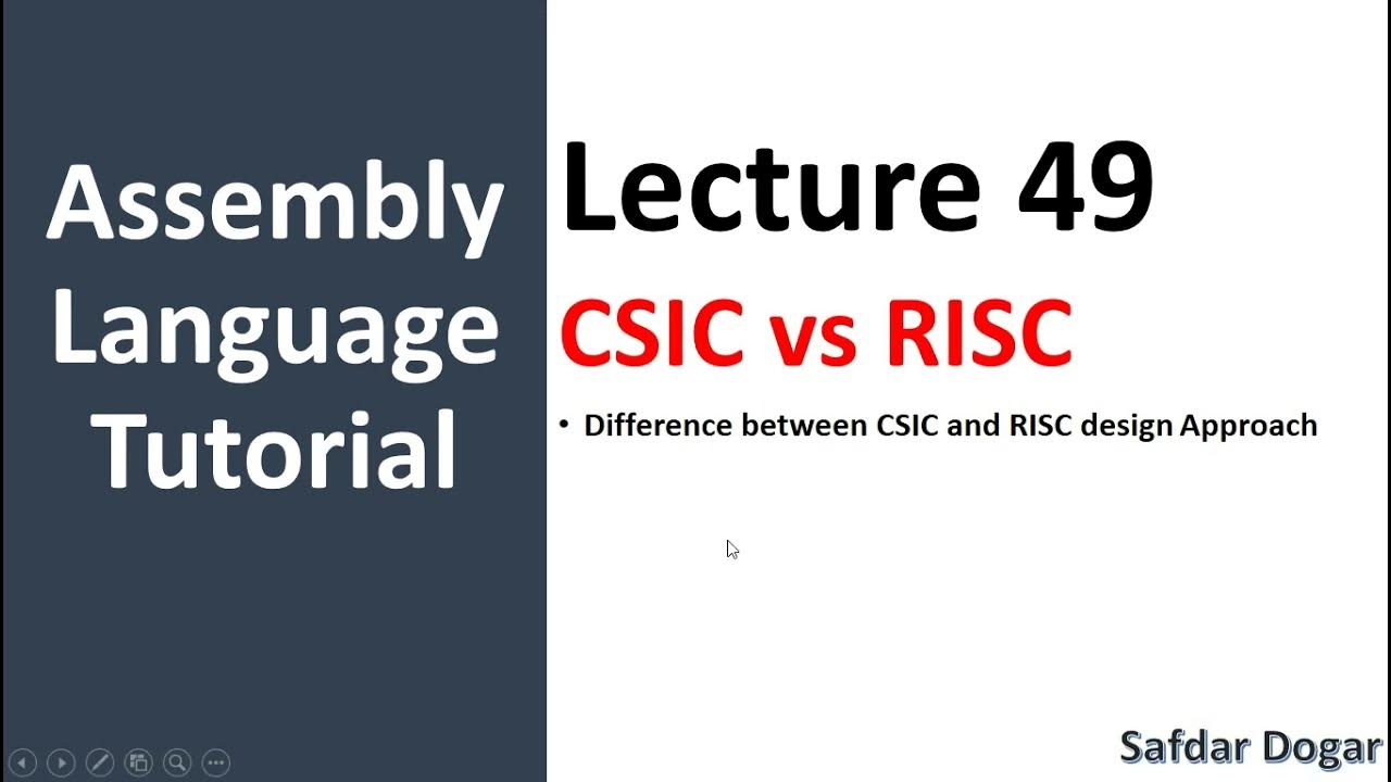 Difference between RISC and CISC | CISC vs RISC | assembly language ...