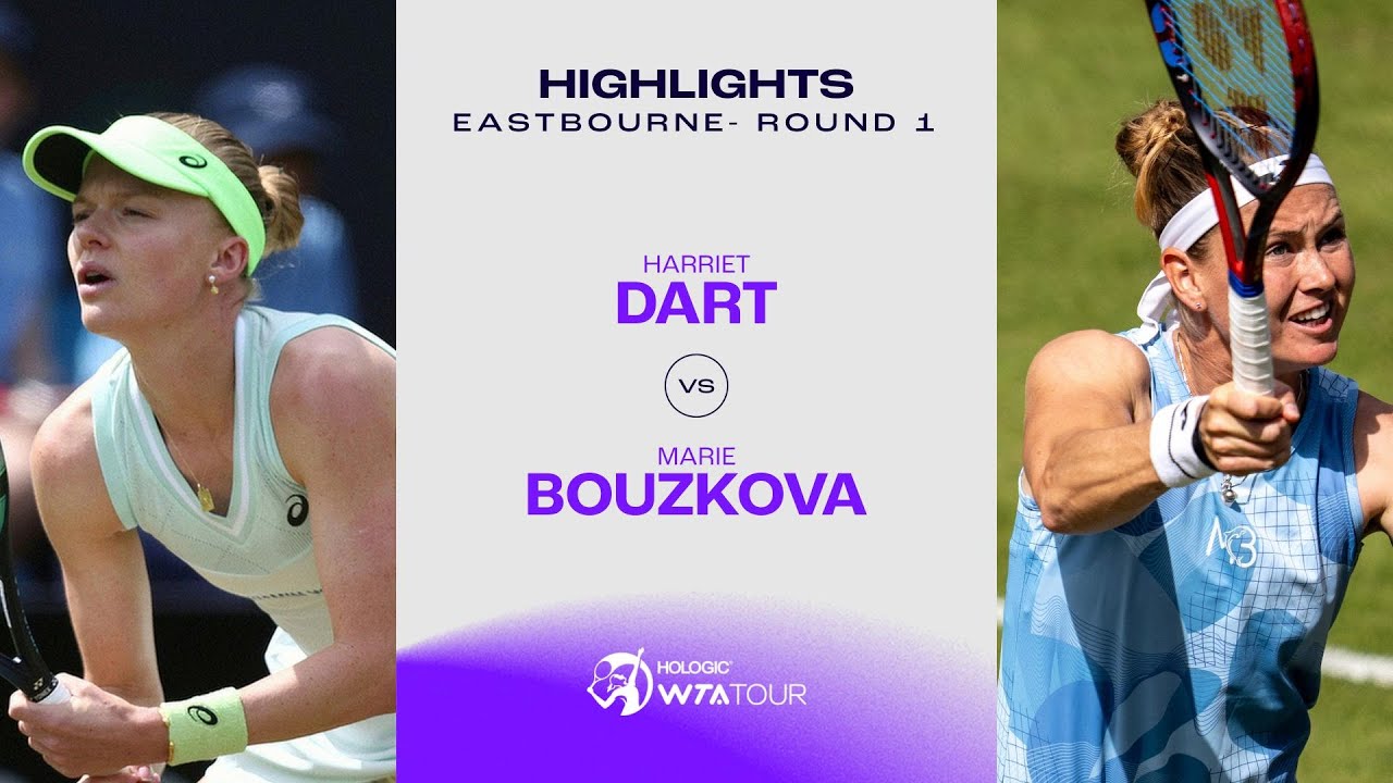 Harriet Dart vs. Marie Bouzkova | 2024 Eastbourne Round 1 | WTA Match ...