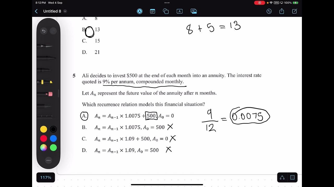 2024 CSSA Maths Advanced Trial HSC Multiple Choice Part 1 - YouTube
