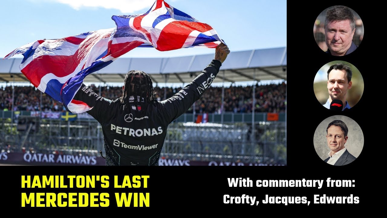 Lewis Hamilton's last Mercedes win – Last Lap Commentary Comparison 🏁 ...