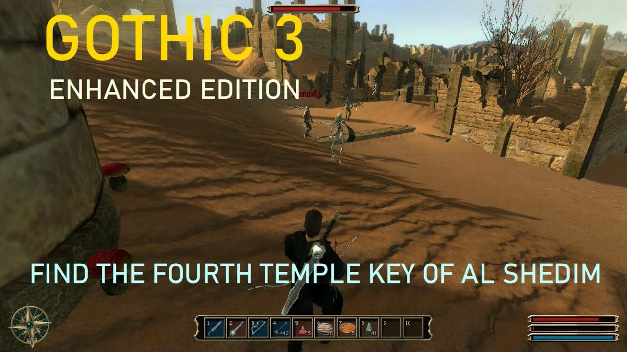 GOTHIC 3 ENHANCED EDITION FIND THE FOURTH TEMPLE KEY OF AL SHEDIM - YouTube