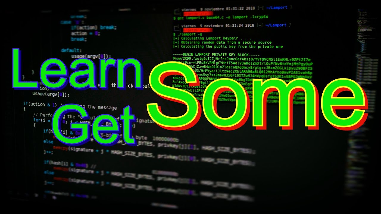 Learn Some - Get Some - YouTube