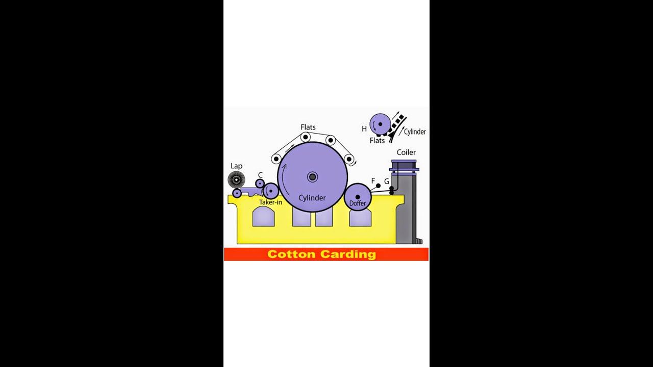 COTTON CARDING MACHINE | SWAB BUD | BUDS | CARD | CARDING | SLIVER ...