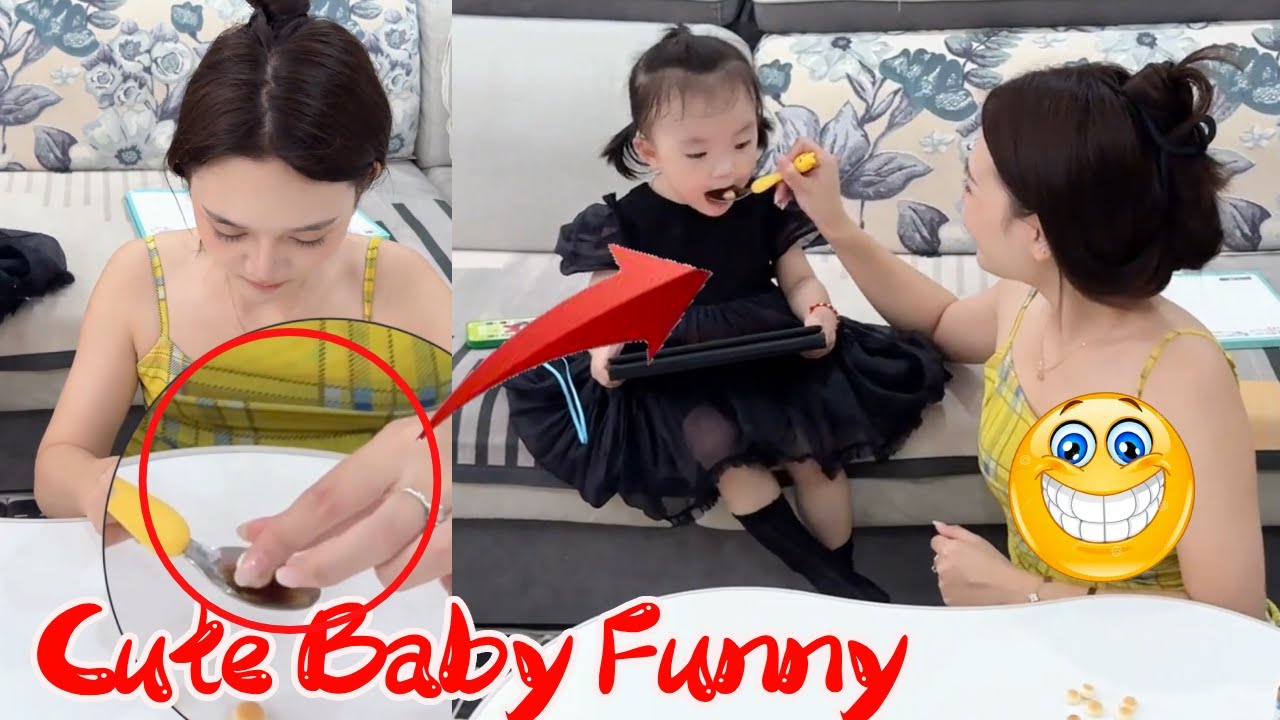 The 90s Mom's Method Of Coaxing Her Cute Baby To Take Medicine Is ...