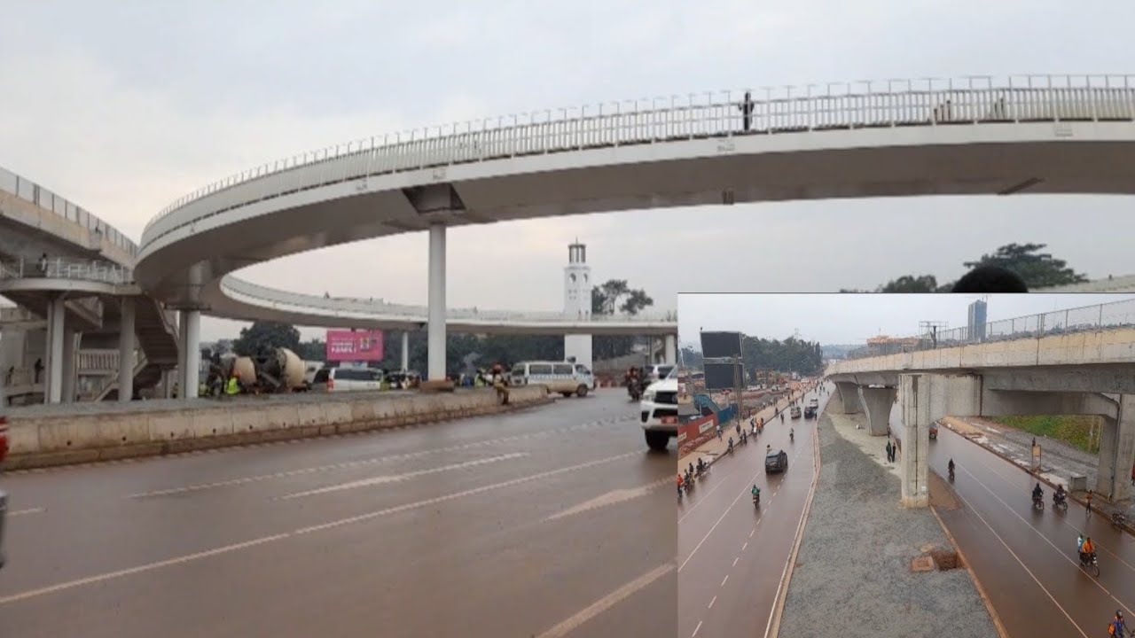 Kampala fly over project is now finally open and trees planted along ...
