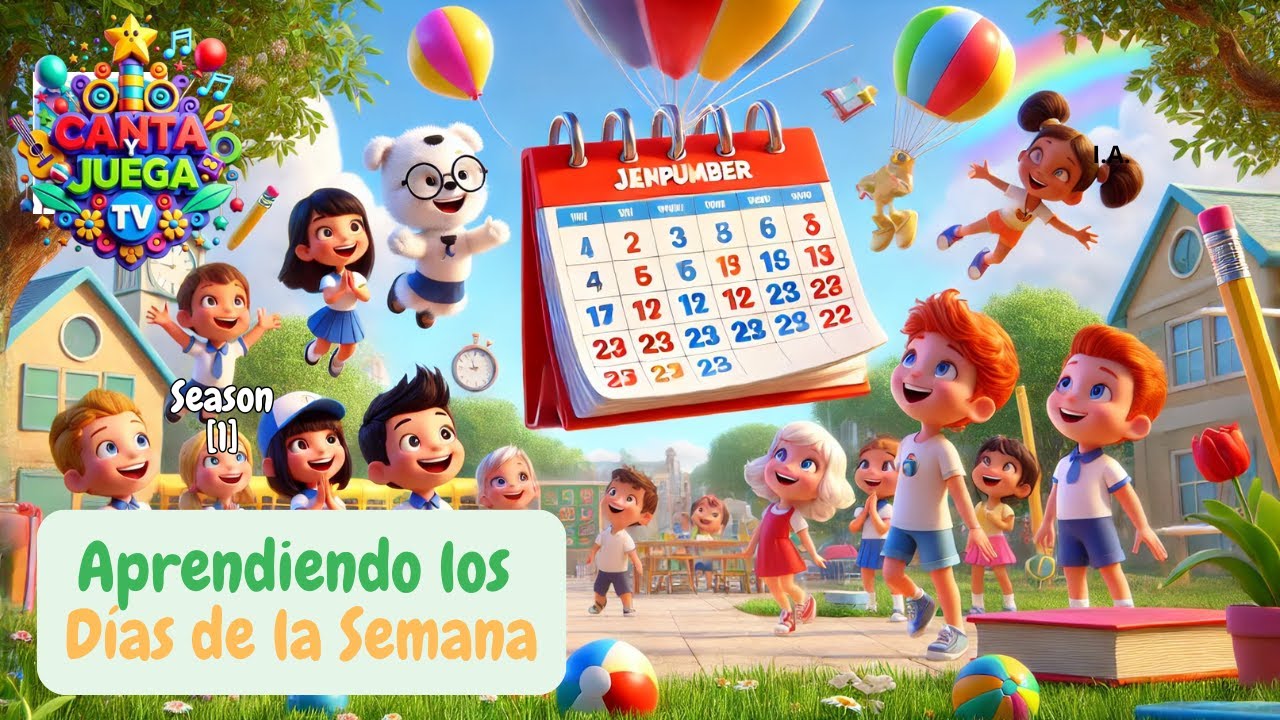 Aprendiendo los Días de la Semana |Canción Divertida y Educativa para ...