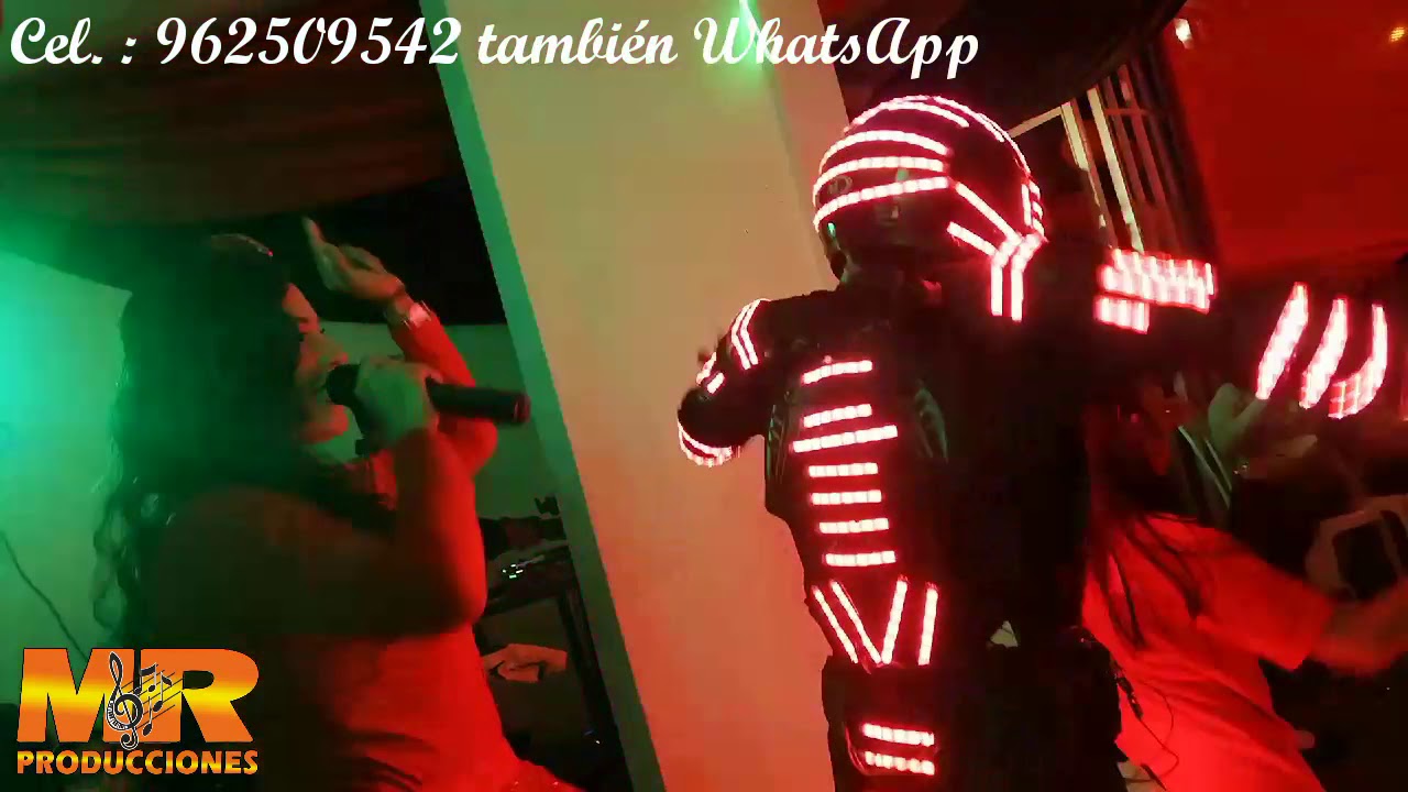 M y R Producciones Robot Led Fiesta Infantil Talara - YouTube