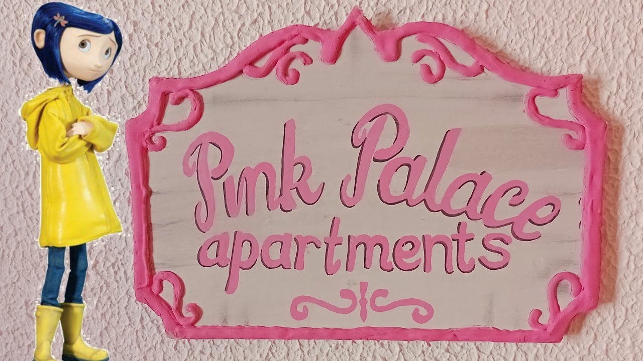 DIY Letrero Pink Palace de Coraline - Decoración Original y Fácil | Ame ...