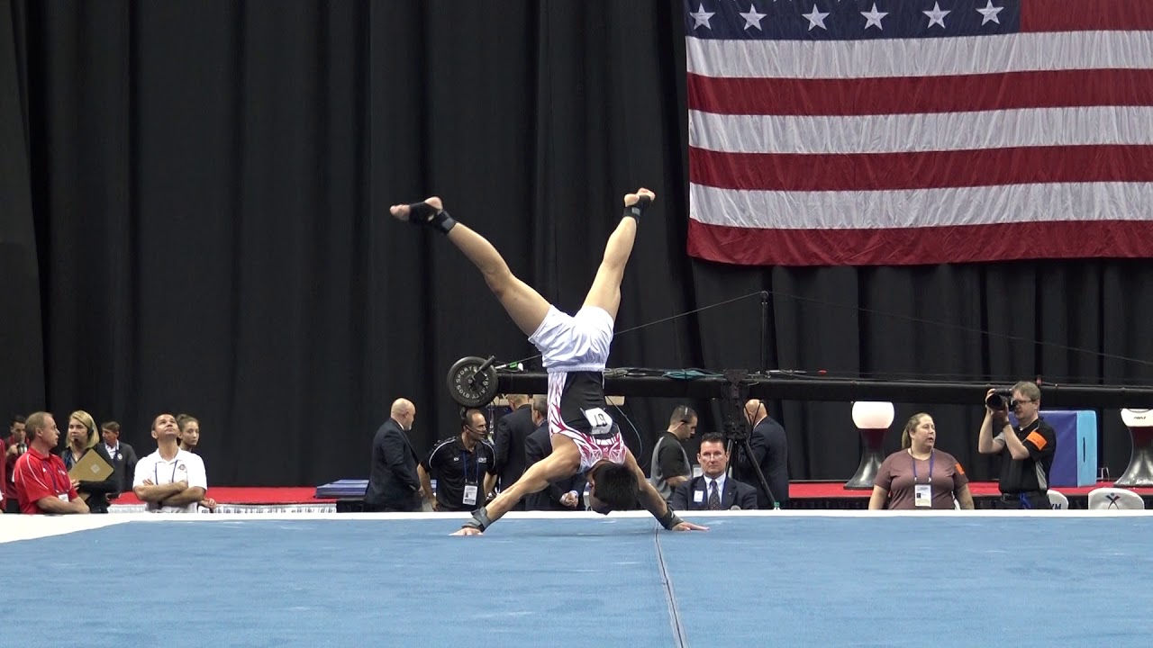 Tyler Shimizu – Floor Exercise – 2019 U.S. Gymnastics Championships ...