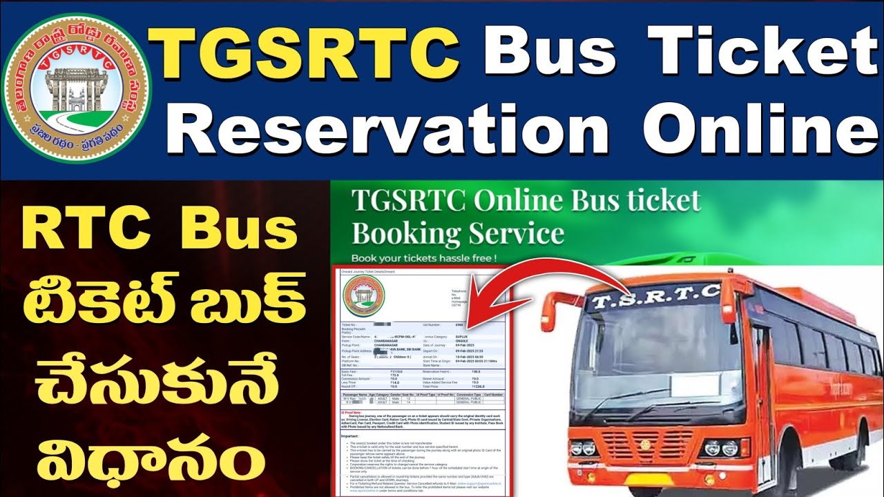 TGSRTC Bus Ticket Booking Online 2025 | TSRTC Bus Tickets Booking ...