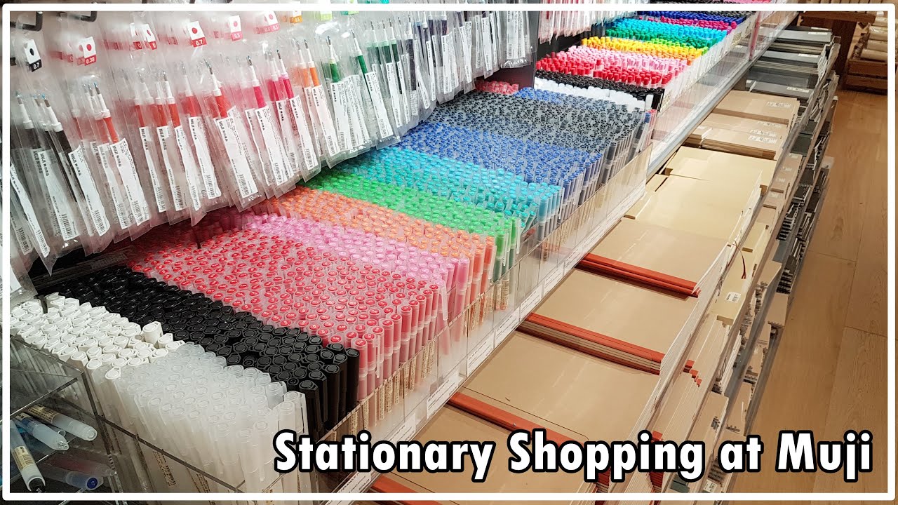 Stationary Shopping at Muji in Stockholm, Sweden - YouTube