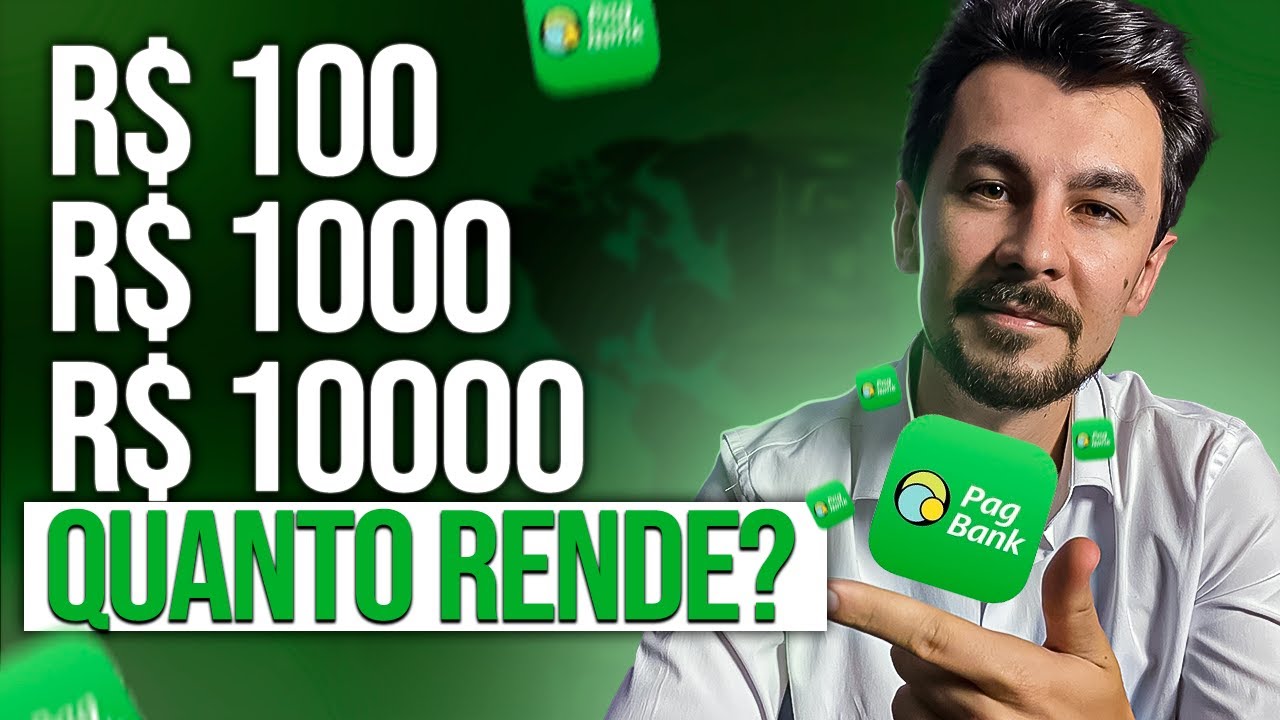 QUANTO RENDE 100, 1000 e 10.000 REAIS NO PAGBANK? ME SURPREENDEU! - YouTube
