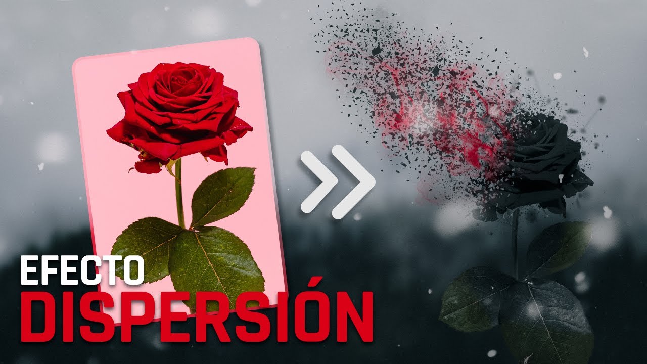 Efecto Dispersión de Partículas en Photoshop - YouTube