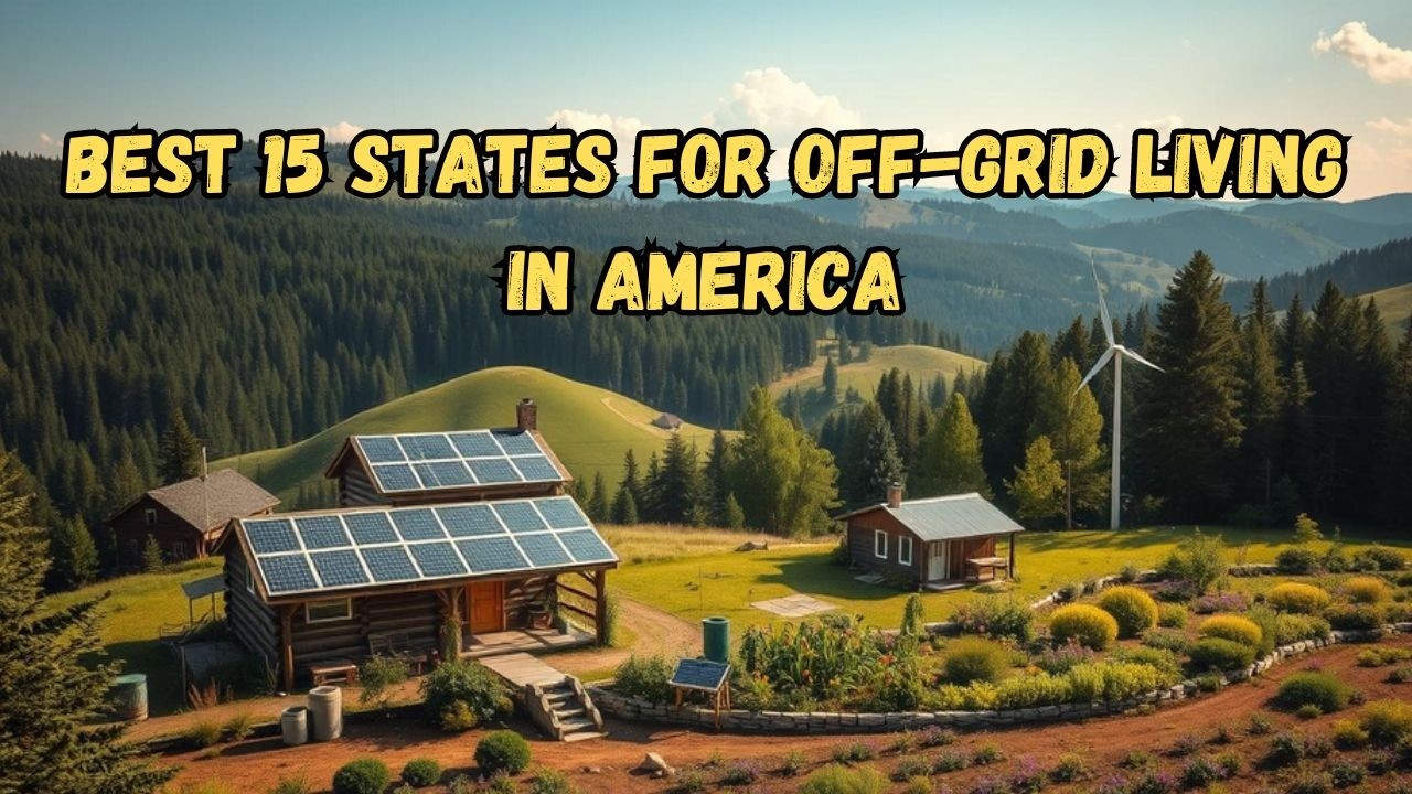 Top 15 States for OFF-GRID Living in America! - YouTube