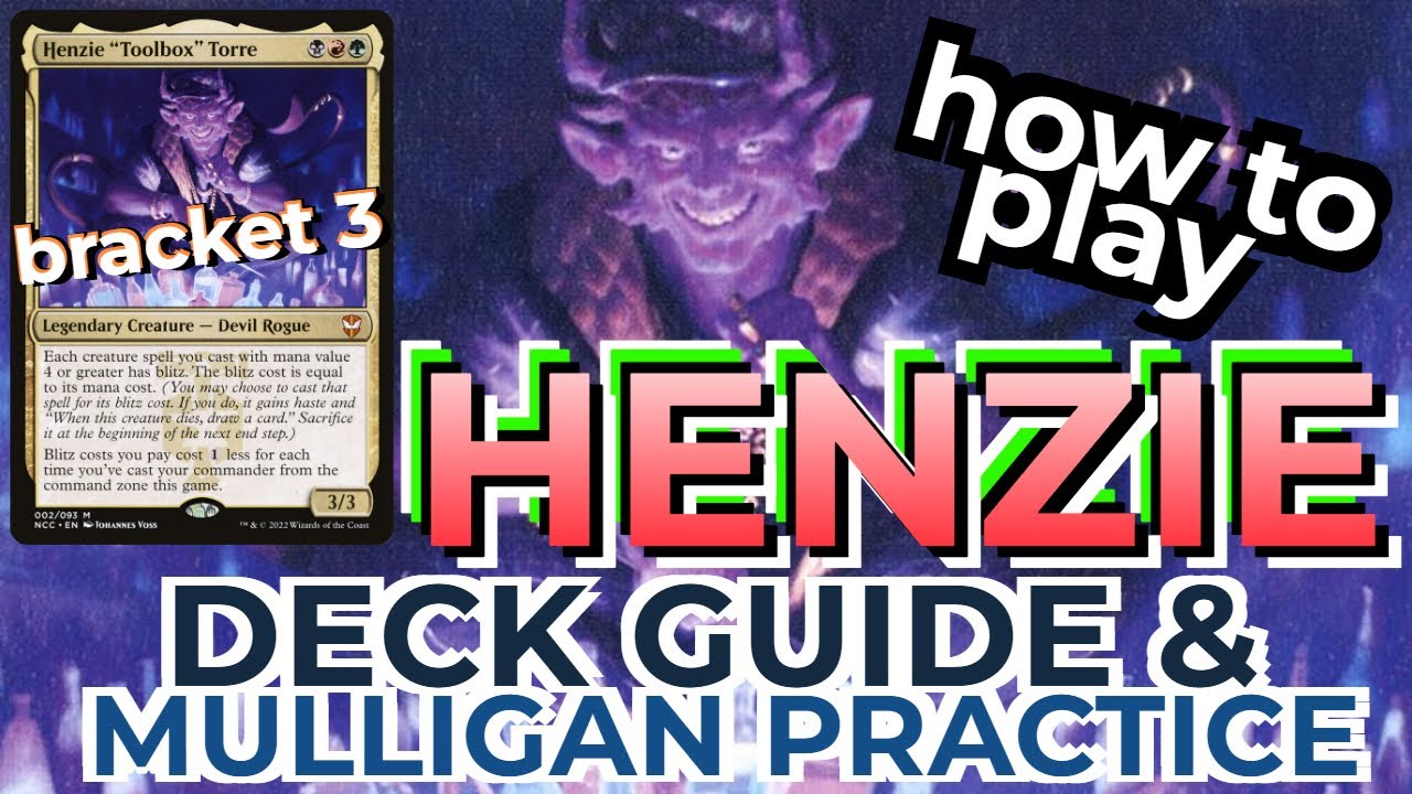 HOW TO PLAY - HENZIE "TOOLBOX" TORRE EDH DECK GUIDE TECH Beginner MTG ...