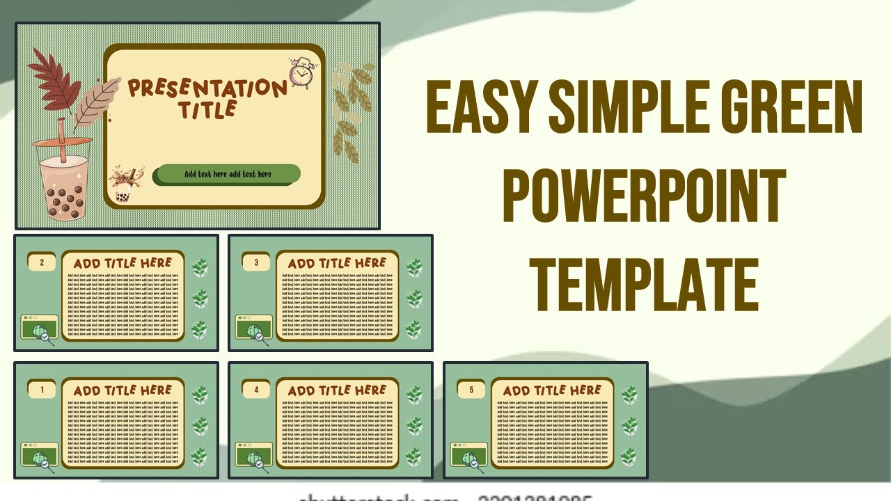 SIMPLE Aesthetic PowerPoint TUTORIAL |PPT#35.1| Animated Slide ...