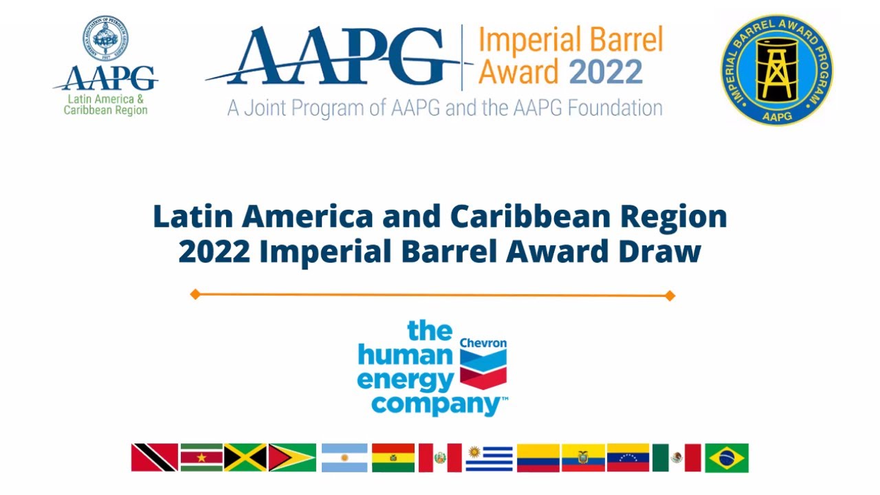 AAPG LACR Imperial Barrel Award 2022 First Round Draw - YouTube