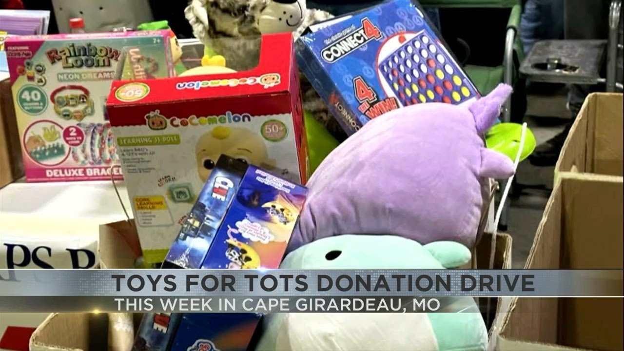 Toys for Tots collecting Christmas toys for local children - YouTube
