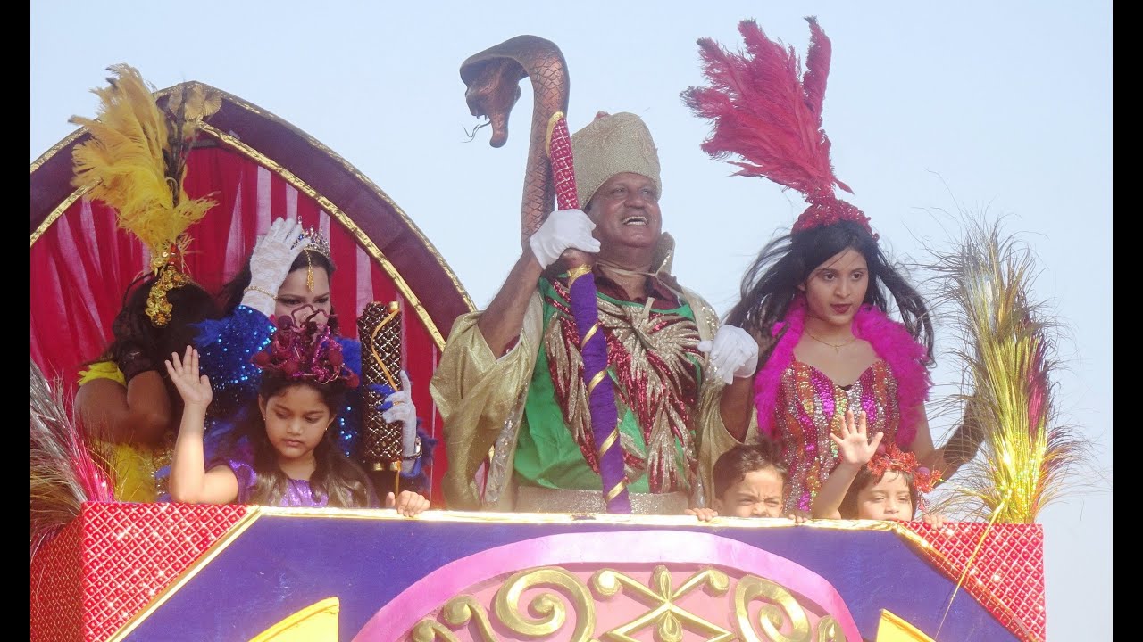 Goa Carnival 2022 Floats - King Momo, Pink Force - YouTube