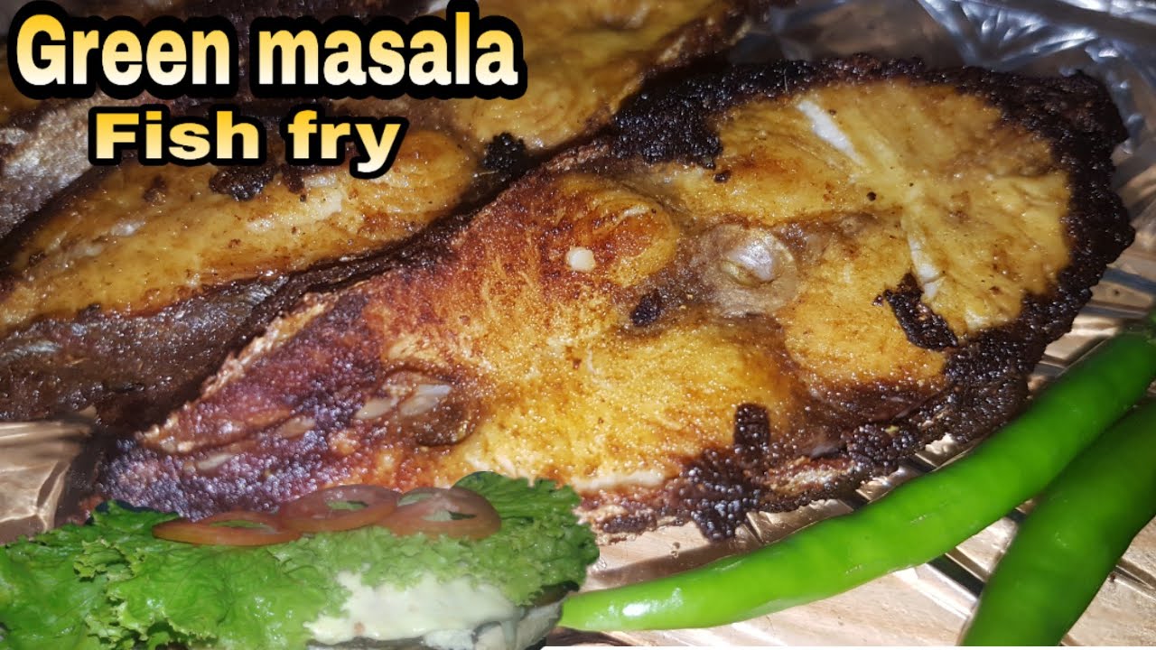 GREEN MASALA FISH FRY/GREEN CHILLI FISH FRY/FISH FRY RECIPE - YouTube