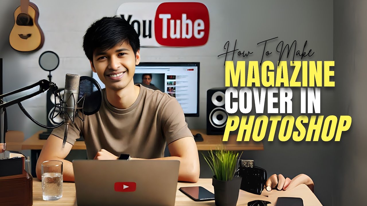 Magazine Cover Design || How to design Magazine Cover in Photoshop ...