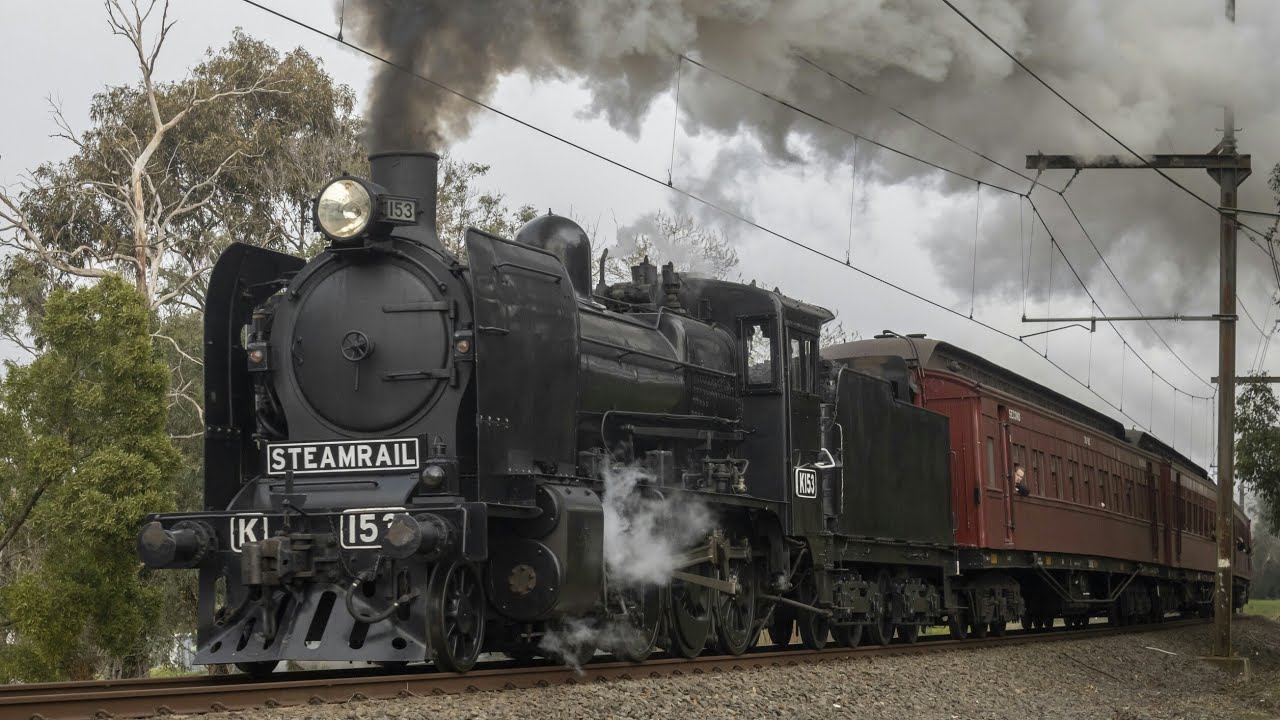 Lilydale Steam Shuttles K153 & A2986 10/07/21 - YouTube