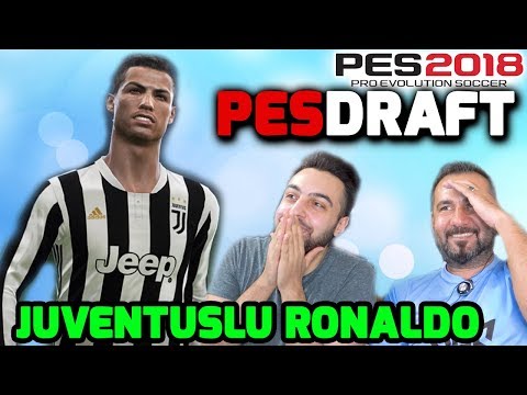 C. RONALDO JUVENTUSTA ve REAL MADRİDE KARŞI! | PES 2018 PESDRAFT