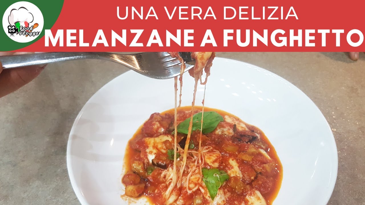 Melanzane a funghetto in 1 minuto | ricette veloci | FoodVlogger - YouTube