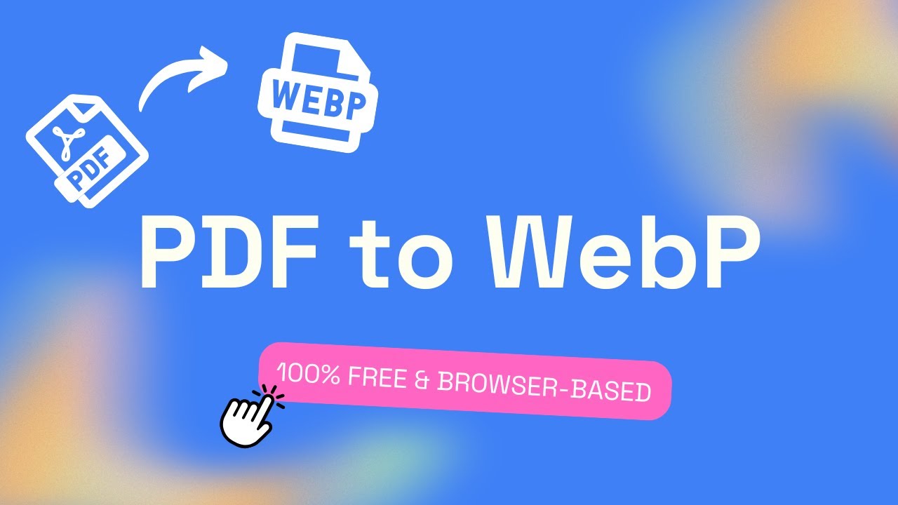 How To PDF To WebP - YouTube