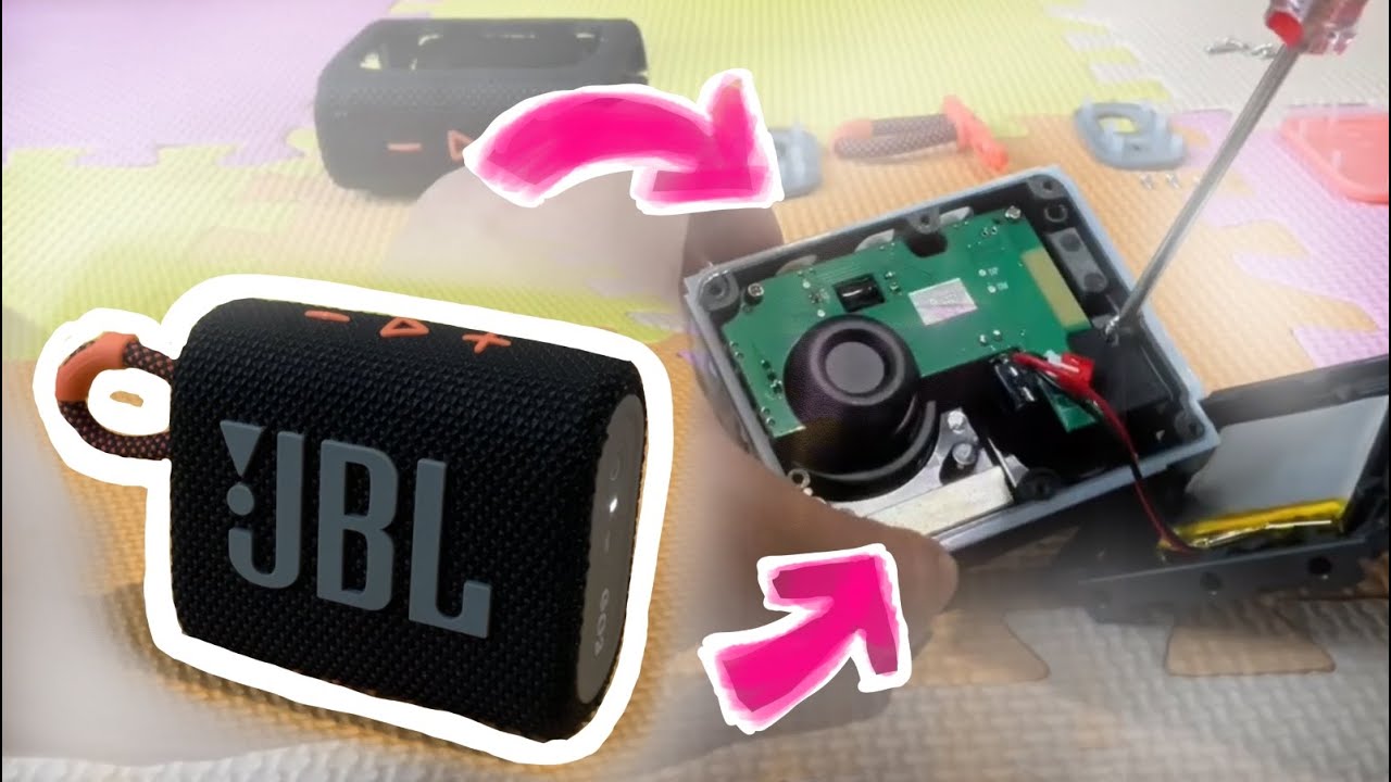 Así se ve una JBL Go 3 por dentro… más o menos - YouTube