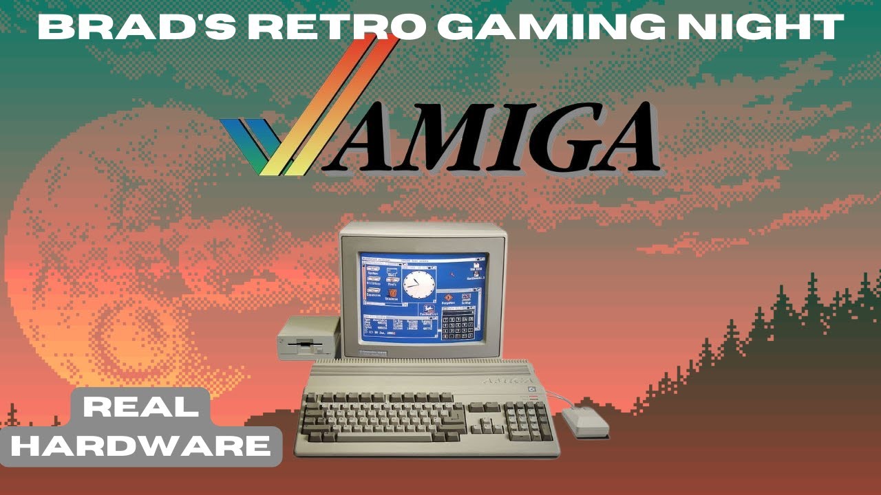 Brad's Retro Gaming Night #18 Amiga - YouTube